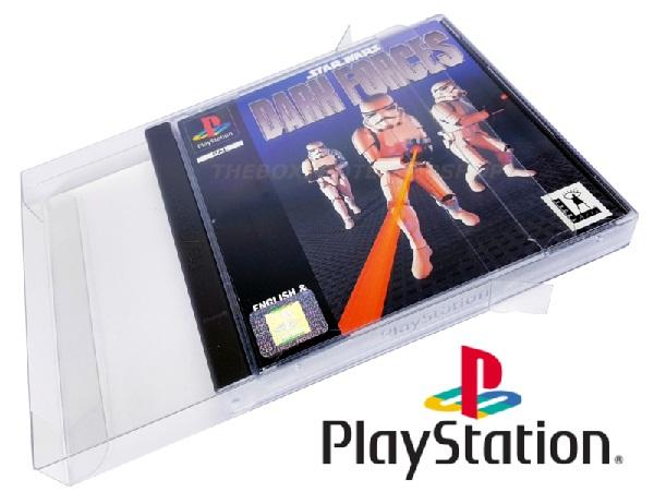 PLASTIC BOX PROTECTOR PLAYSTATION 1 SINGLE CASE / SEGA DREAMCAST (usag ...