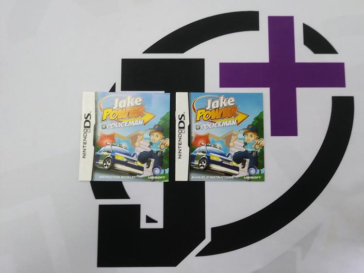 NDS JAKE POWER POLICEMAN INSTRUCTION BOOKLET BILINGUAL (usagé) – Jeux+ ...