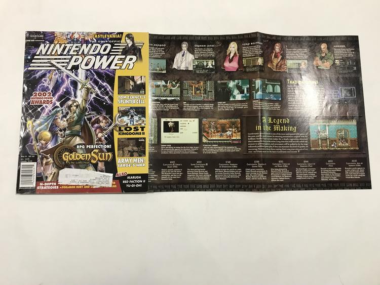 NINTENDO POWER GAMER MAGAZINE VOLUME 168 WITH POSTER - GOLDEN SUN LOST ...