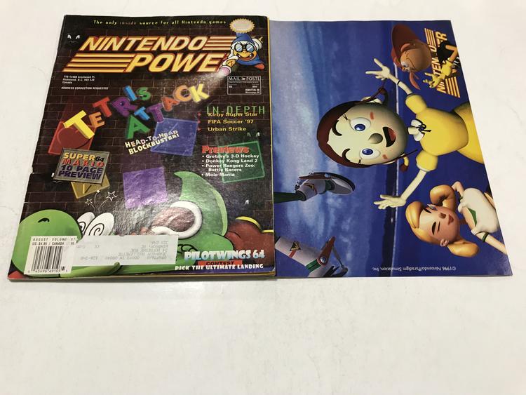 NINTENDO POWER GAMER MAGAZINE VOLUME 87 WITH POSTER - TETRIS ATTACK (u ...