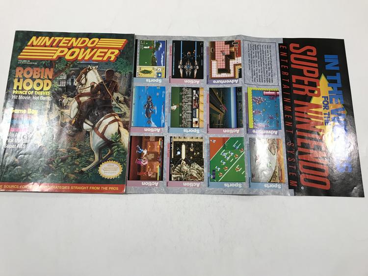 NINTENDO POWER GAMER MAGAZINE VOLUME 26 WITH POSTER - ROBIN HOOD PRINC ...
