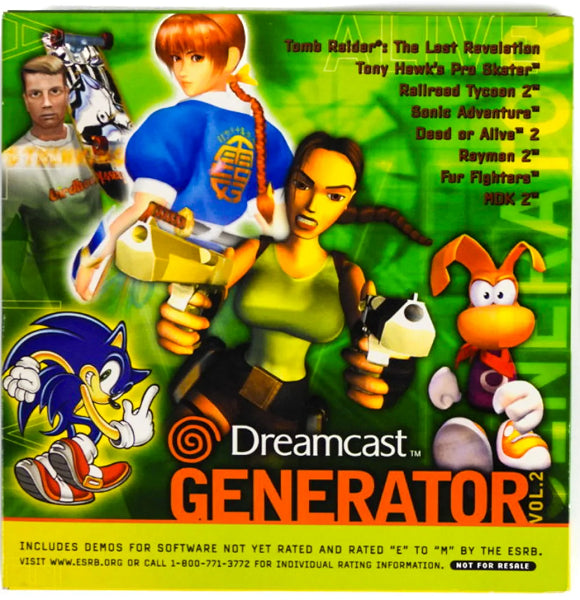 GENERATOR VOL.2 (CD ONLY) (usagé) – Jeux+ Le Magot
