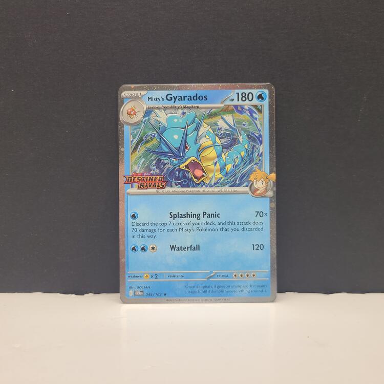MISTY'S GYARADOS 049/182 (POKEMON DESTINED RIVALS) (usagé) – Jeux+ Le Magot