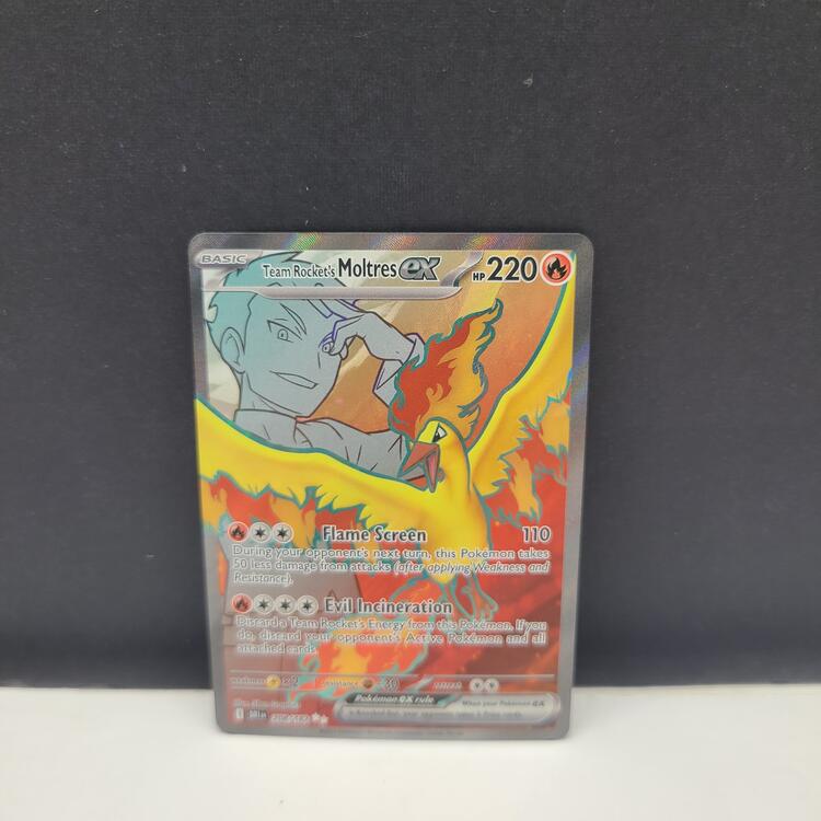 TEAM ROCKET'S MOLTRES EX 208/182 (POKEMON DESTINED RIVALS) (usagé ...