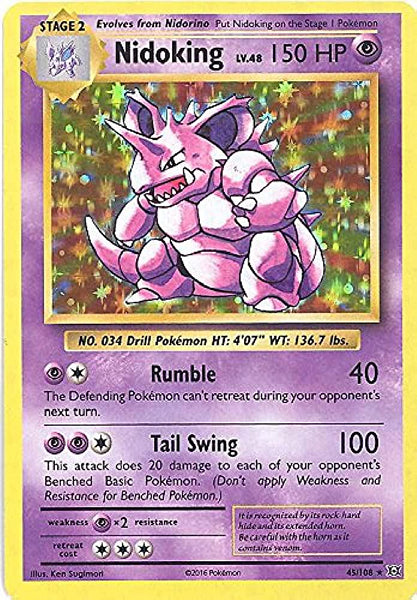 NIDOKING 45/108 (POKEMON EVOLUTION) – Jeux+ Le Magot