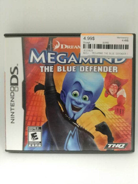 MEGAMIND THE BLUE DEFENDER (COMPLETE IN BOX) (usagé) – Jeux+ Le Magot