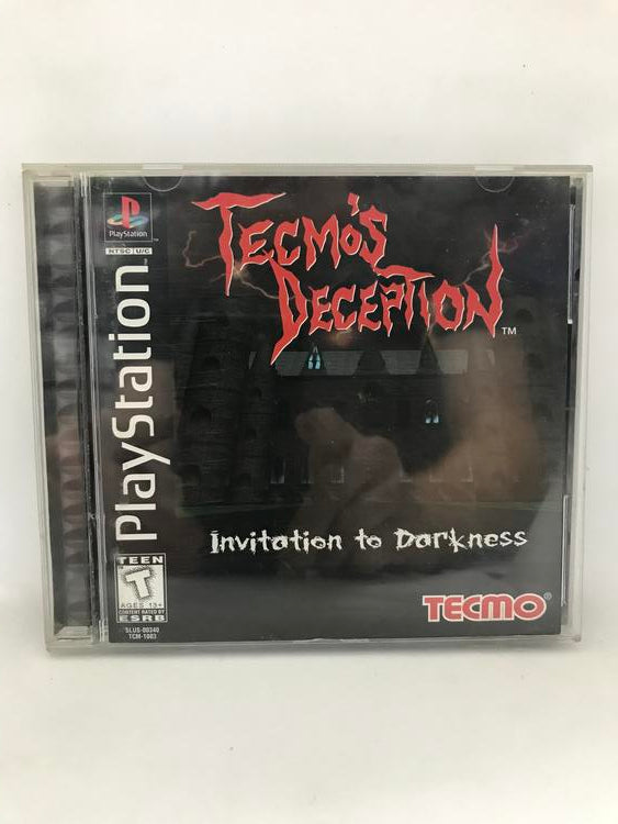 TECMO'S DECEPTION INVITATION TO DARKNESS (COMPLETE IN BOX) (usagé ...