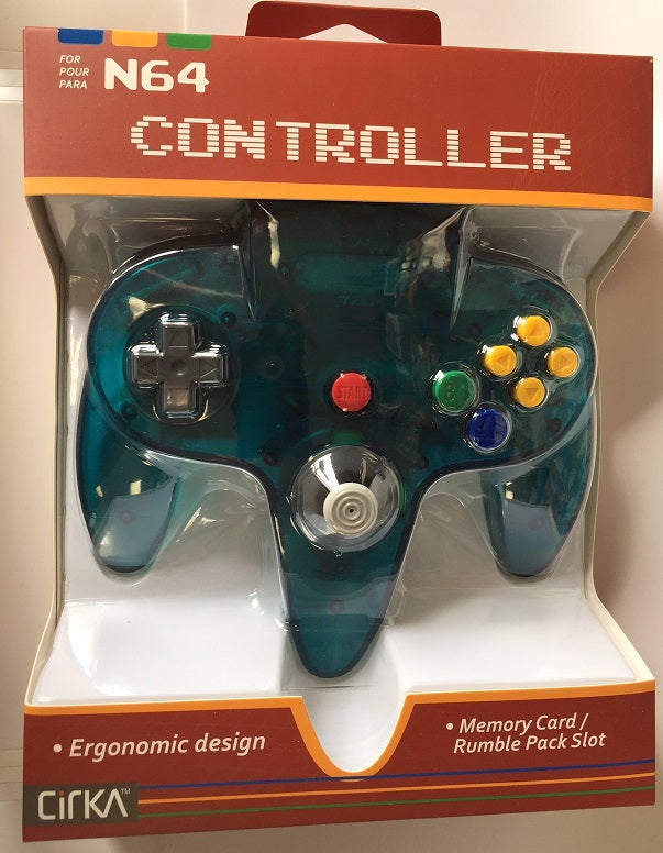 CONTROLLER TURQUOISE JOBBER (N64) – Jeux+ Le Magot