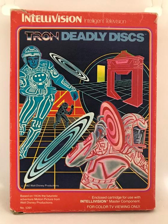 INTELLIVISION TRON DEADLY DISCS (COMPLETE IN BOX) – Jeux+ Le Magot