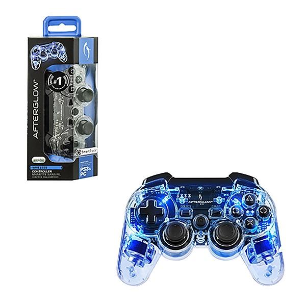 CONTROLLER WIRELESS CLEAR AFTERGLOW (PS3) – Jeux+ Le Magot