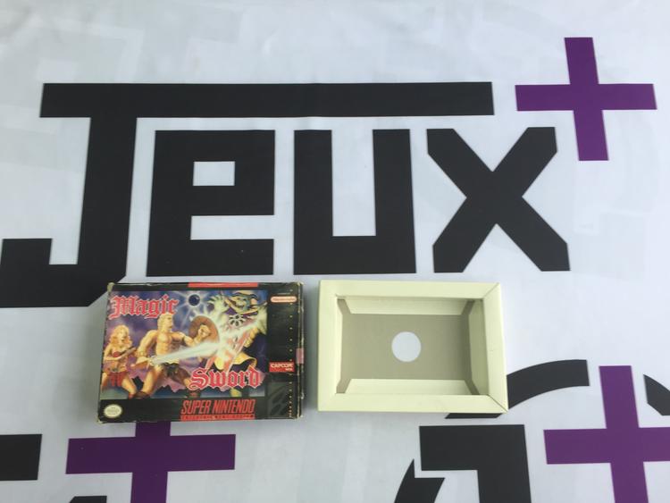 SNES MAGIC SWORD (BOX ONLY) – Jeux+ Le Magot