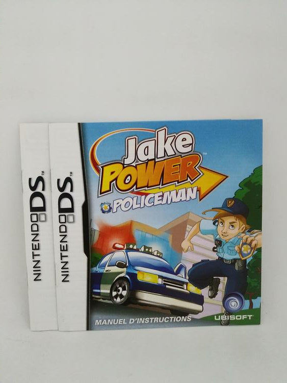 NDS JAKE POWER POLICEMAN INSTRUCTION BOOKLET BILINGUAL (usagé) – Jeux+ ...