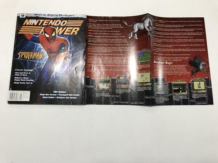 NINTENDO POWER GAMER MAGAZINE VOLUME 140 WITH POSTER - SPIDER-MAN ...