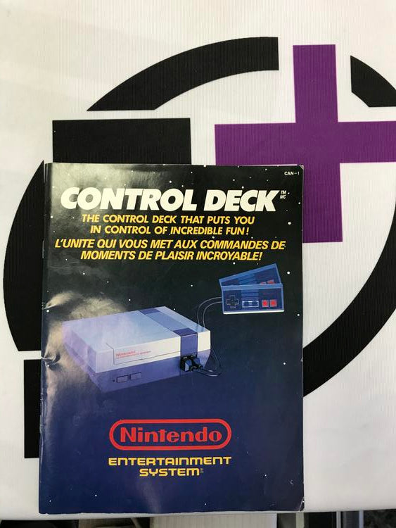 NES SYSTEM CONTROL DECK INSTRUCTION BOOKLET ENGLISH (usagé) – Jeux+ Le ...