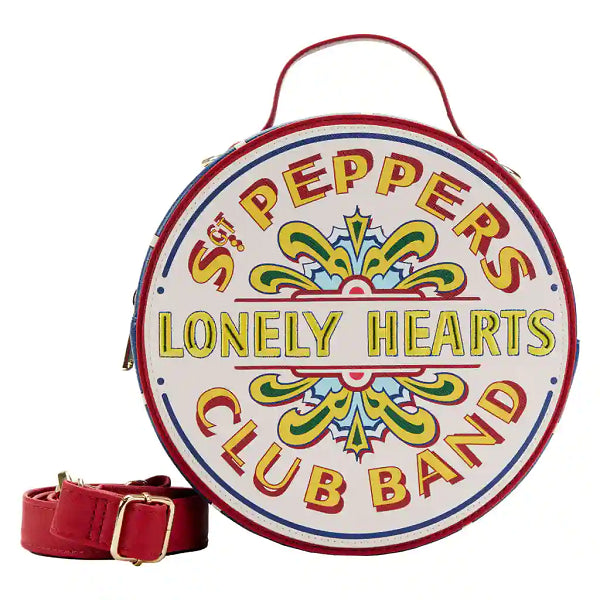 LOUNGEFLY THE BEATLES LONELY HEARTS DRUM CONVERTIBLE BACKPACK – Jeux+ ...