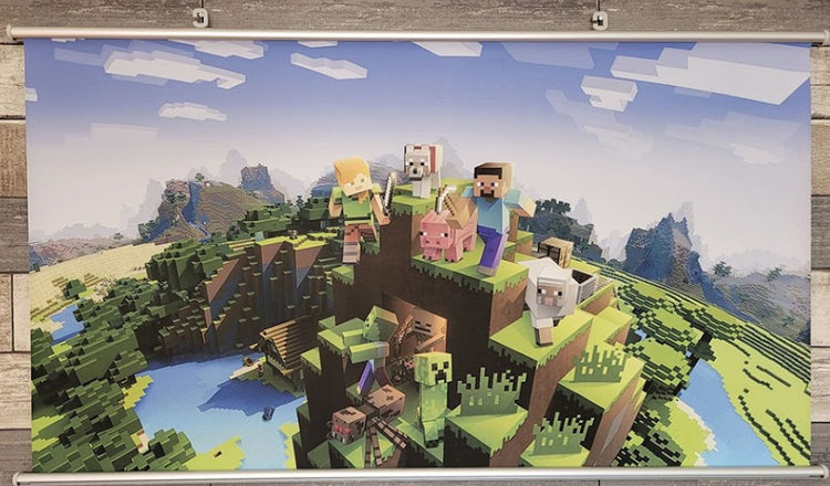 MINECRAFT (TOILE MURALE) – Jeux+ Le Magot