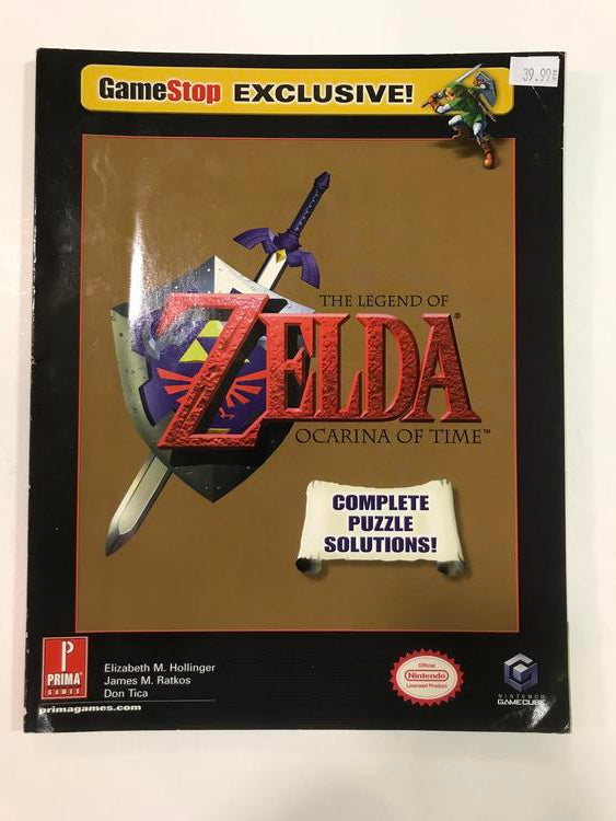 HINT BOOK THE LEGEND OF ZELDA OCARINA OF TIME GAMESTOP EXCLUSIVE ...