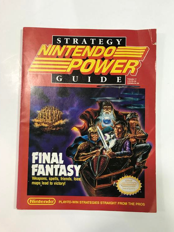 NINTENDO POWER GAMER MAGAZINE VOLUME 17 NO POSTER - FINAL FANTASY STRA ...