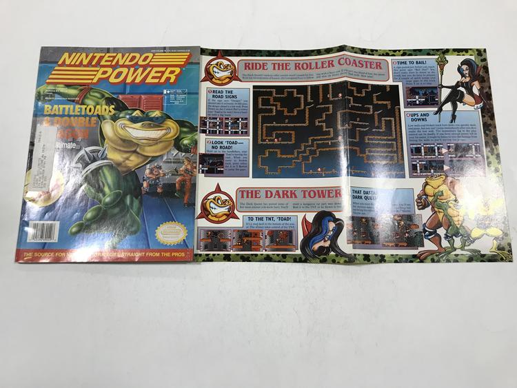 NINTENDO POWER GAMER MAGAZINE VOLUME 49 WITH POSTER - BATTLETOADS AND ...