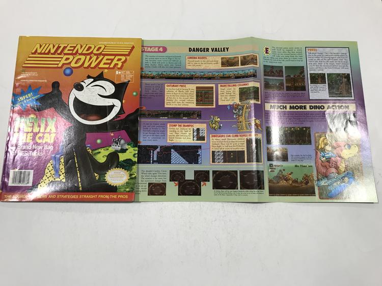 NINTENDO POWER GAMER MAGAZINE VOLUME 40 WITH POSTER - FELIX THE CAT (u ...